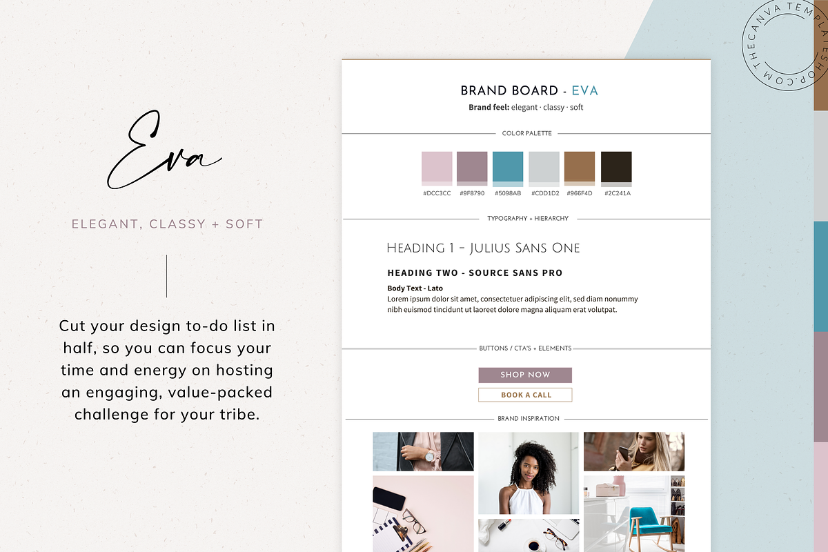 Eva Challenge Bundle Canva Templates, a Graphic by The Canva Template Shop