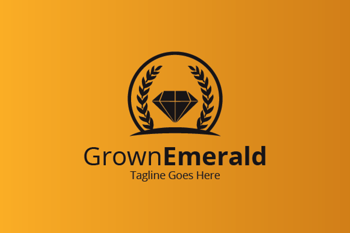 Grown Emerald Logo, a Branding & Logo Template by Sajida Salim