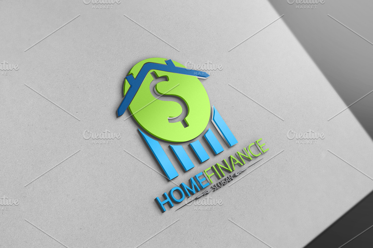 Home Finance Logo, a Branding & Logo Template by Josuf Media