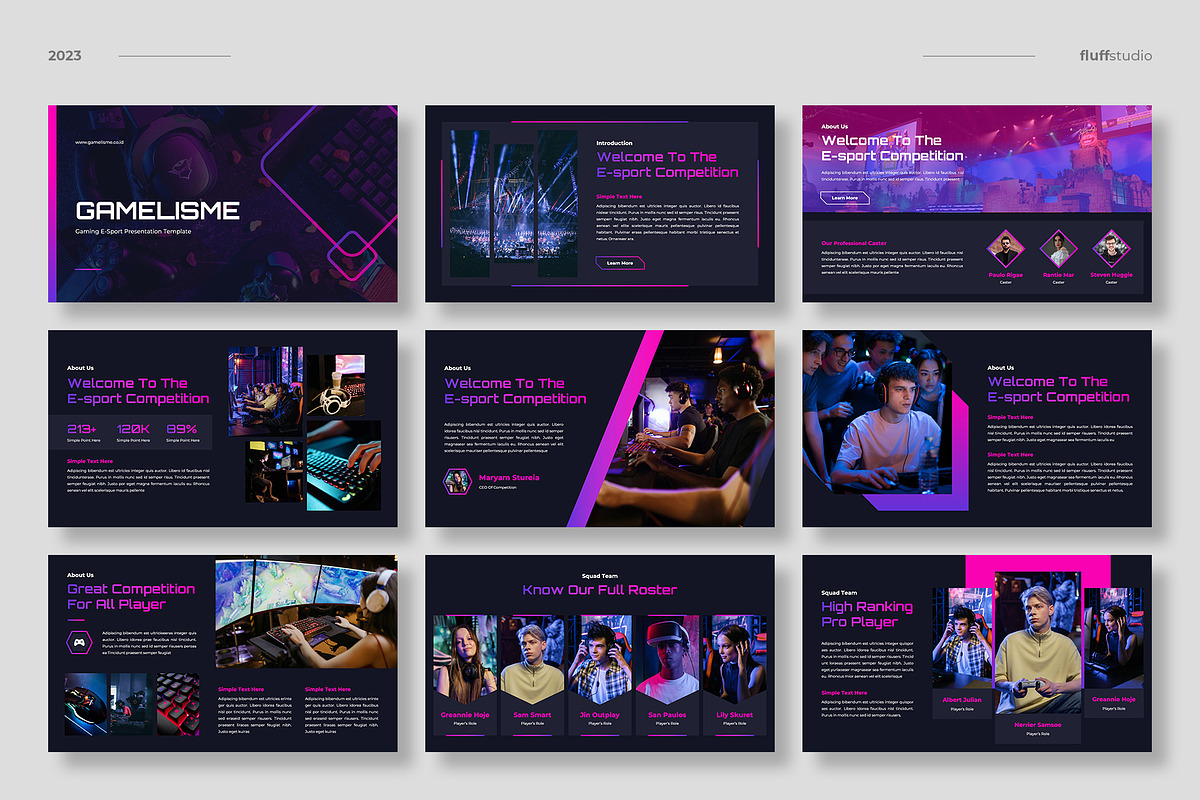Gaming eSports Powerpoint Template