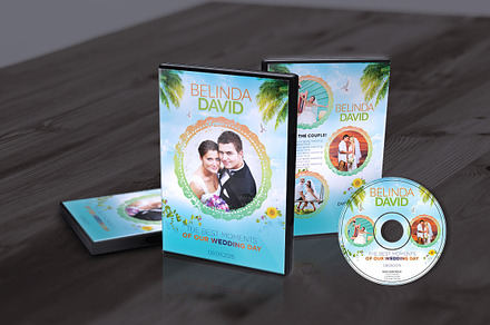 Wedding DVD Cover & CD Label v001, a Stationery Template by Star ...
