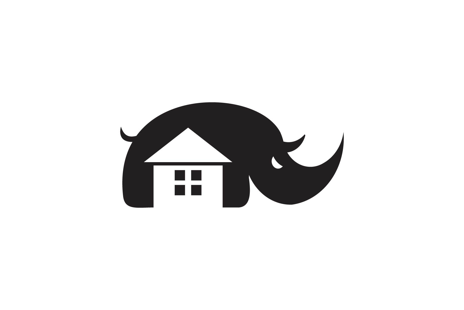 rhino real estate logo, a Branding & Logo Template by ZHR Creative