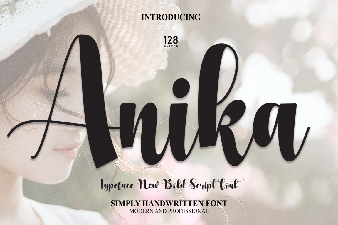 Anika | Script Font, a Script Font by Scratchones