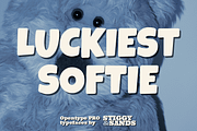 Luckiest Softie Pro, a Sans Serif Font by Stiggy & Sands