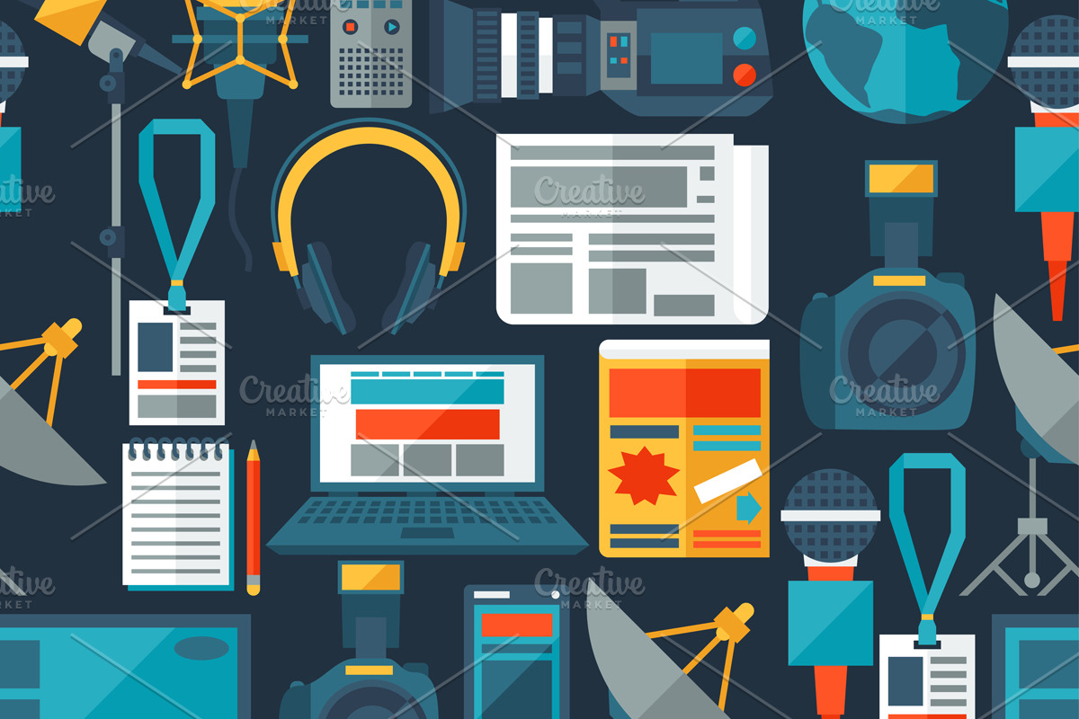 Journalism icons, an Object Graphic by incomible