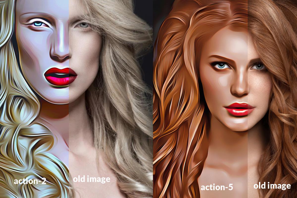 Speed Paint Photoshop Action, an Action Add-On by MRI STUDIO
