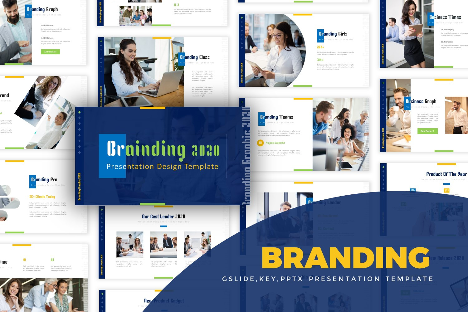Branding Presentation Template, a Presentation Template by AQR Studio