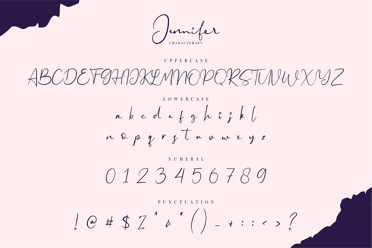 Jennifer Signature Fonts [+Logo], a Script Font by Good Java Studio