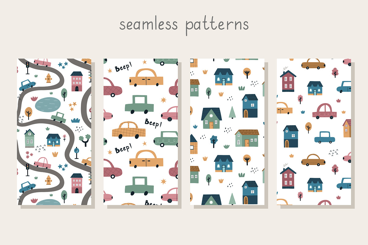 City map creator. Kid's collection