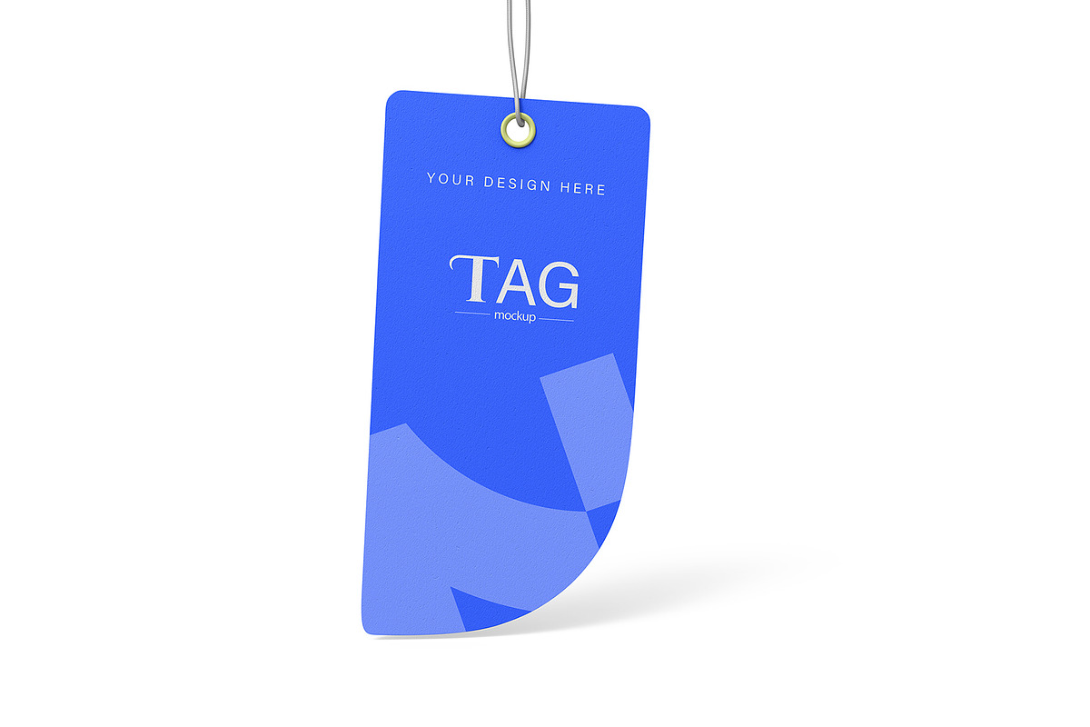 Premium Label Tag Mockup PSD