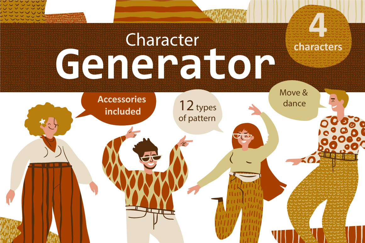 Cartoon Character Generator, a Person Illustration by sm.artist