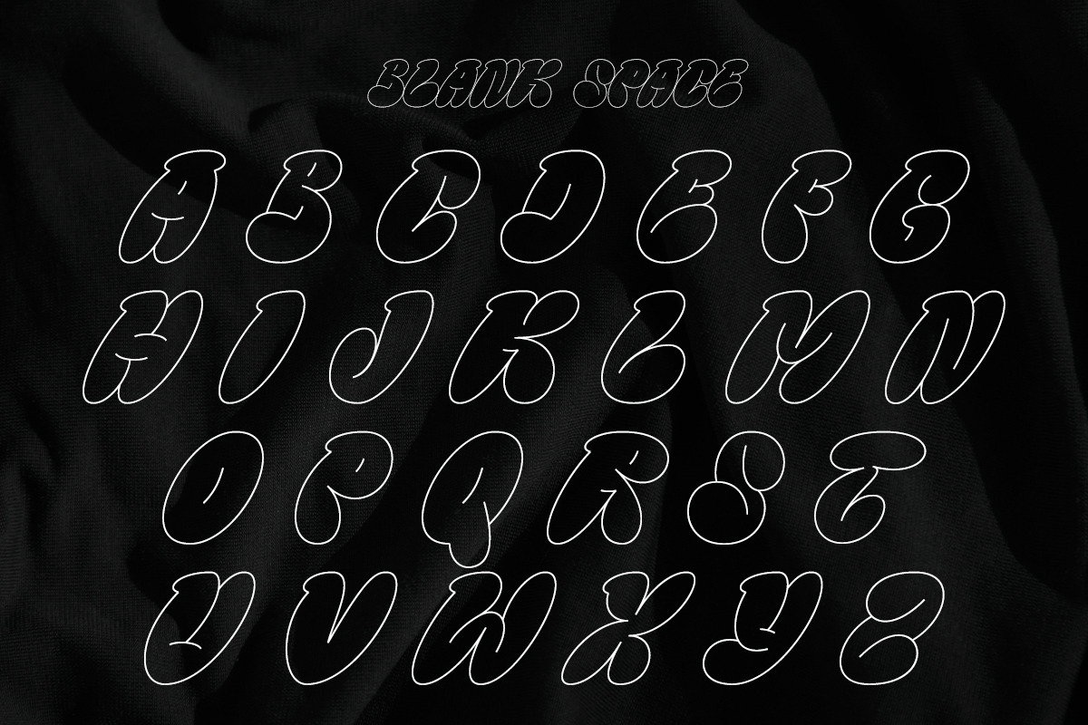 Blank Space | Modern Display, a Sans Serif Font by Muntab_Art