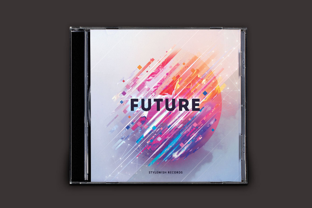 Future CD Cover Artwork, a Templates & Theme by styleWish | Creative Market