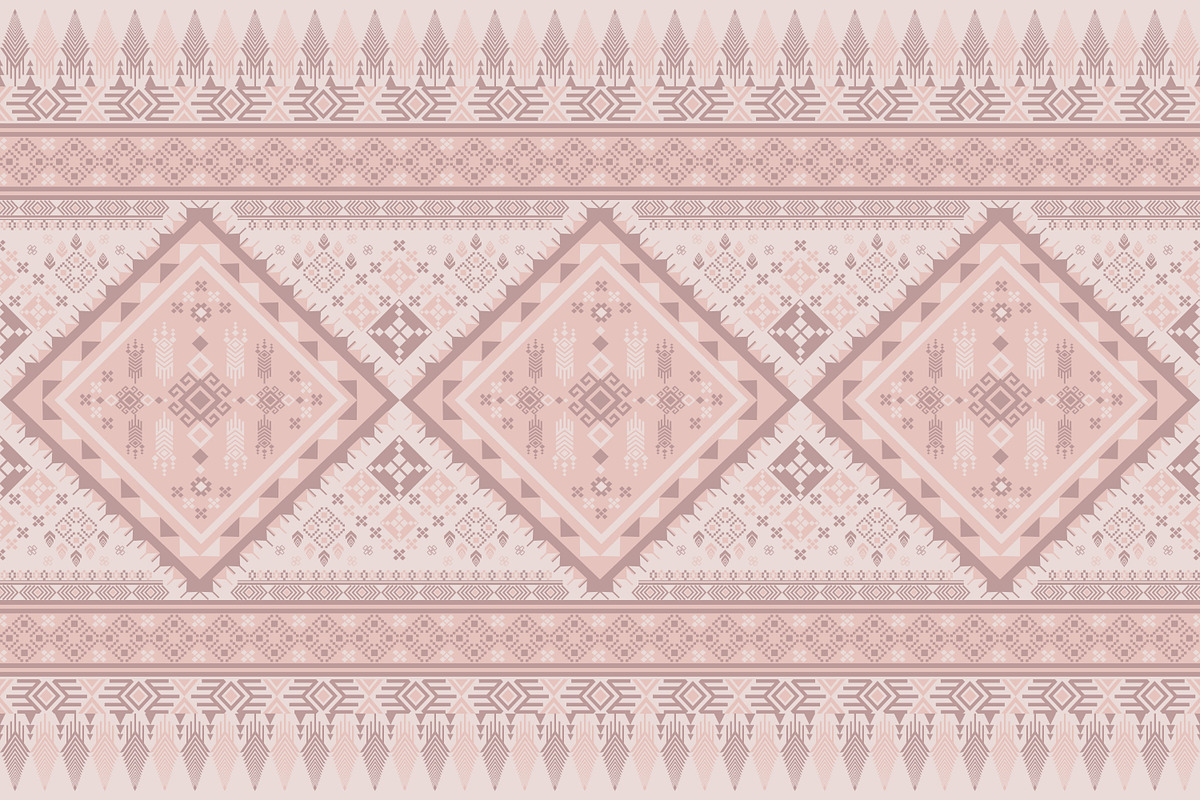 pink tribal pattern