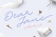 Dear Jane Script, a Script Font by Letterhend Studio