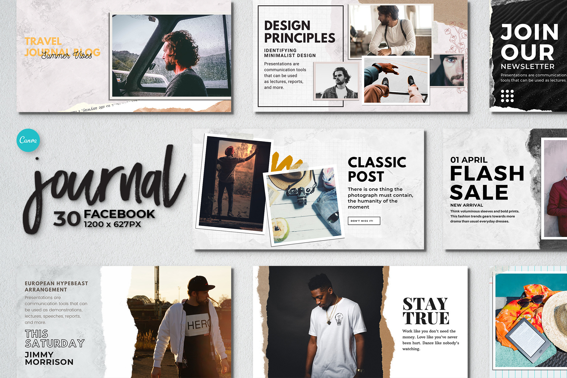 Journal Facebook | Canva, a Social Media Template by Analogi Studio