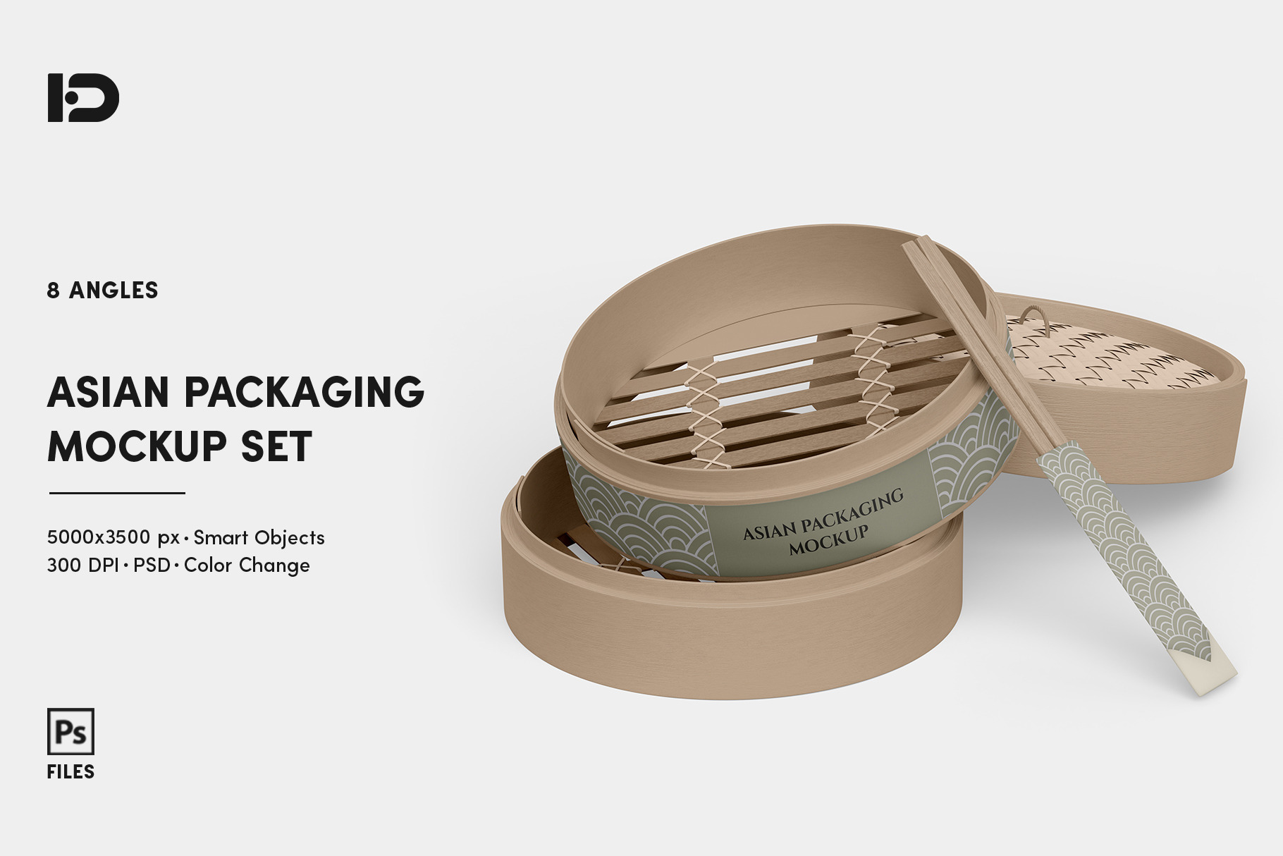 Asian Packaging Mockup Set