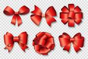Ribbons set for Christmas vector, a Decorative Illustration by ...