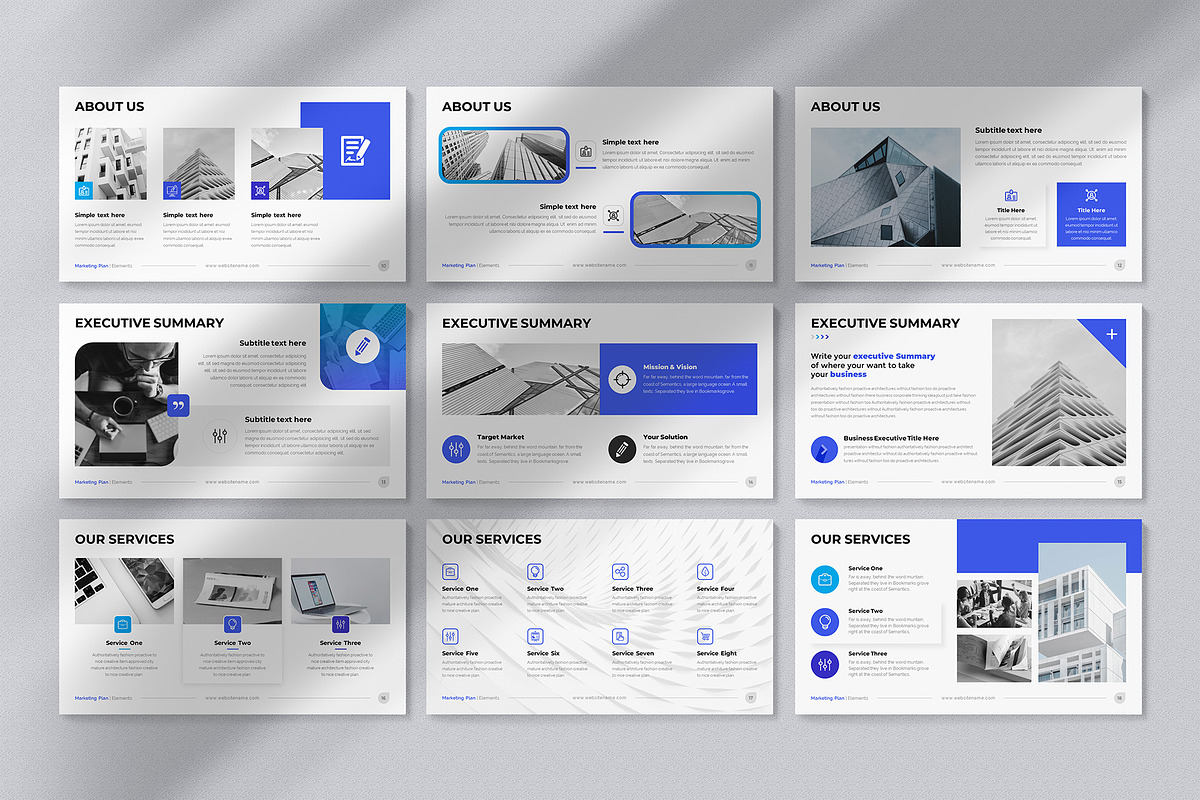 Business-Deck Presentation Template, a Presentation Template by GenerousArt