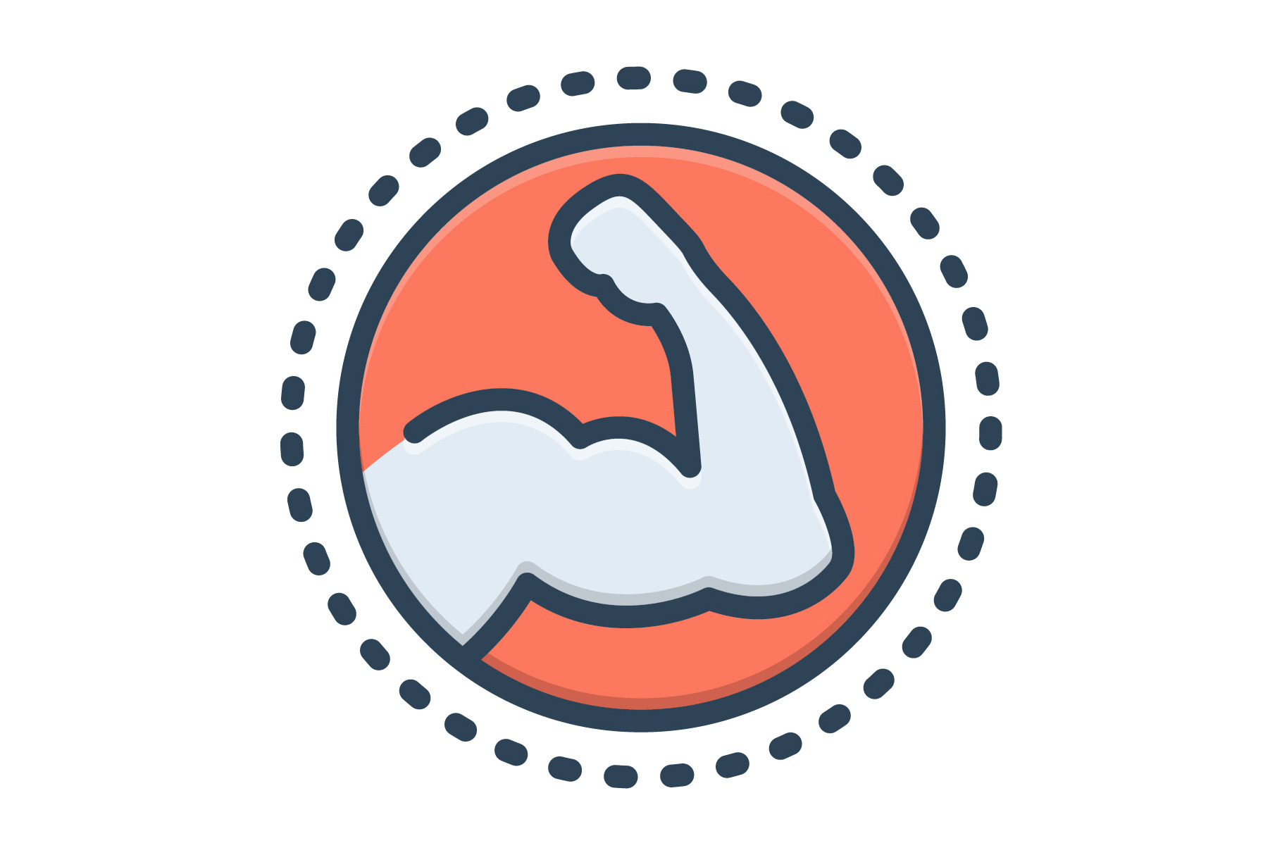 Stronger powerful color icon, an Icon by Creative priyanka