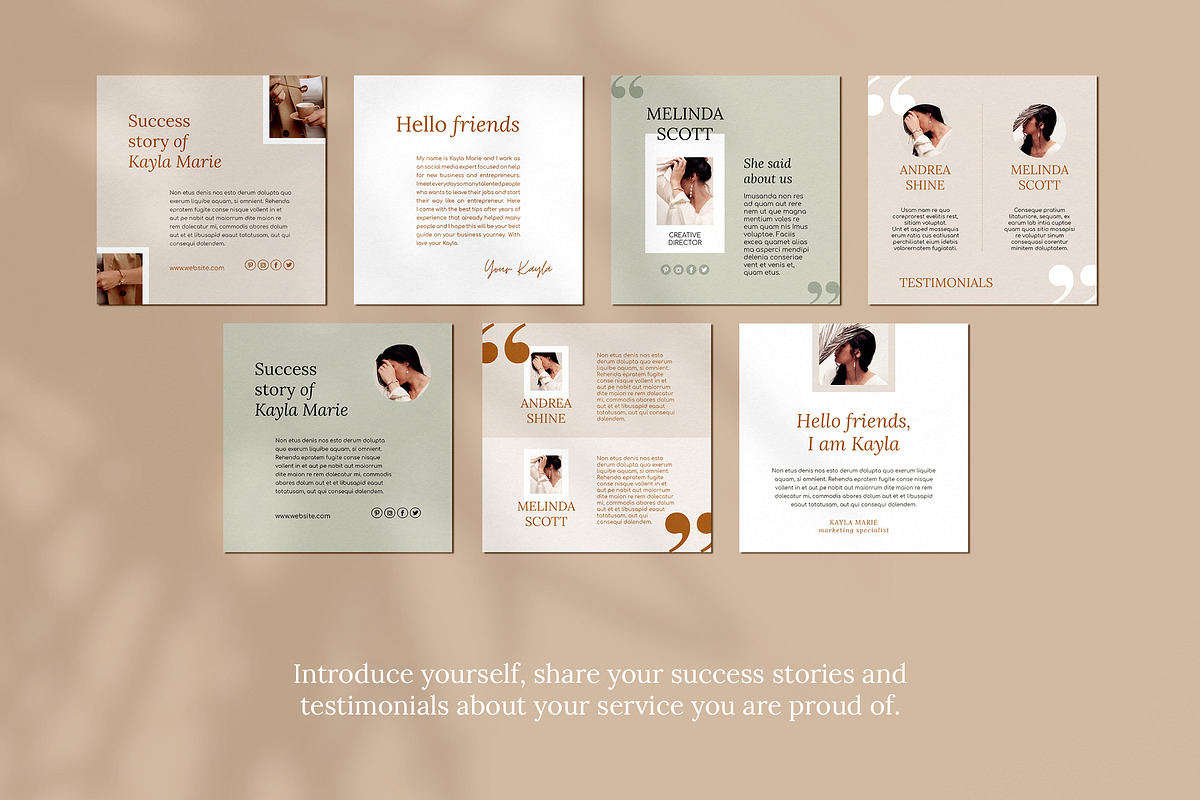 Instagram Course Creator, a Social Media Template by Mirazz