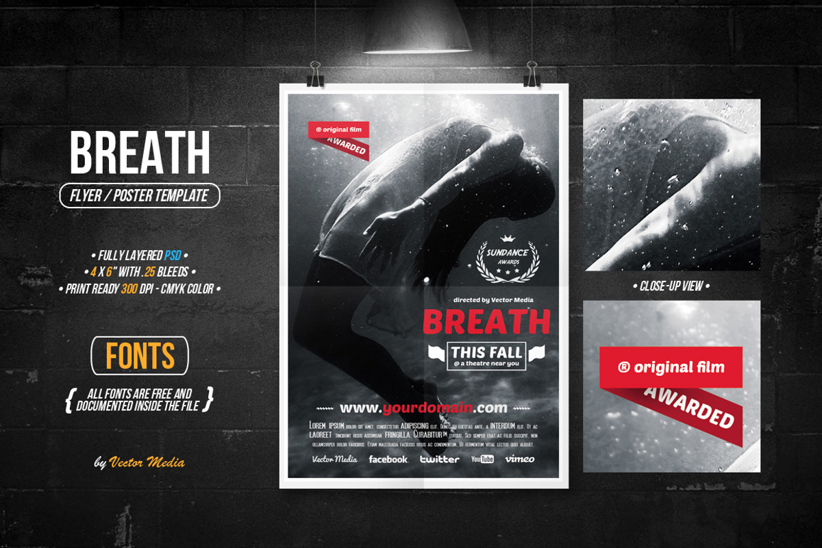 Breath - Flyer, a Flyer Template by VectorMedia