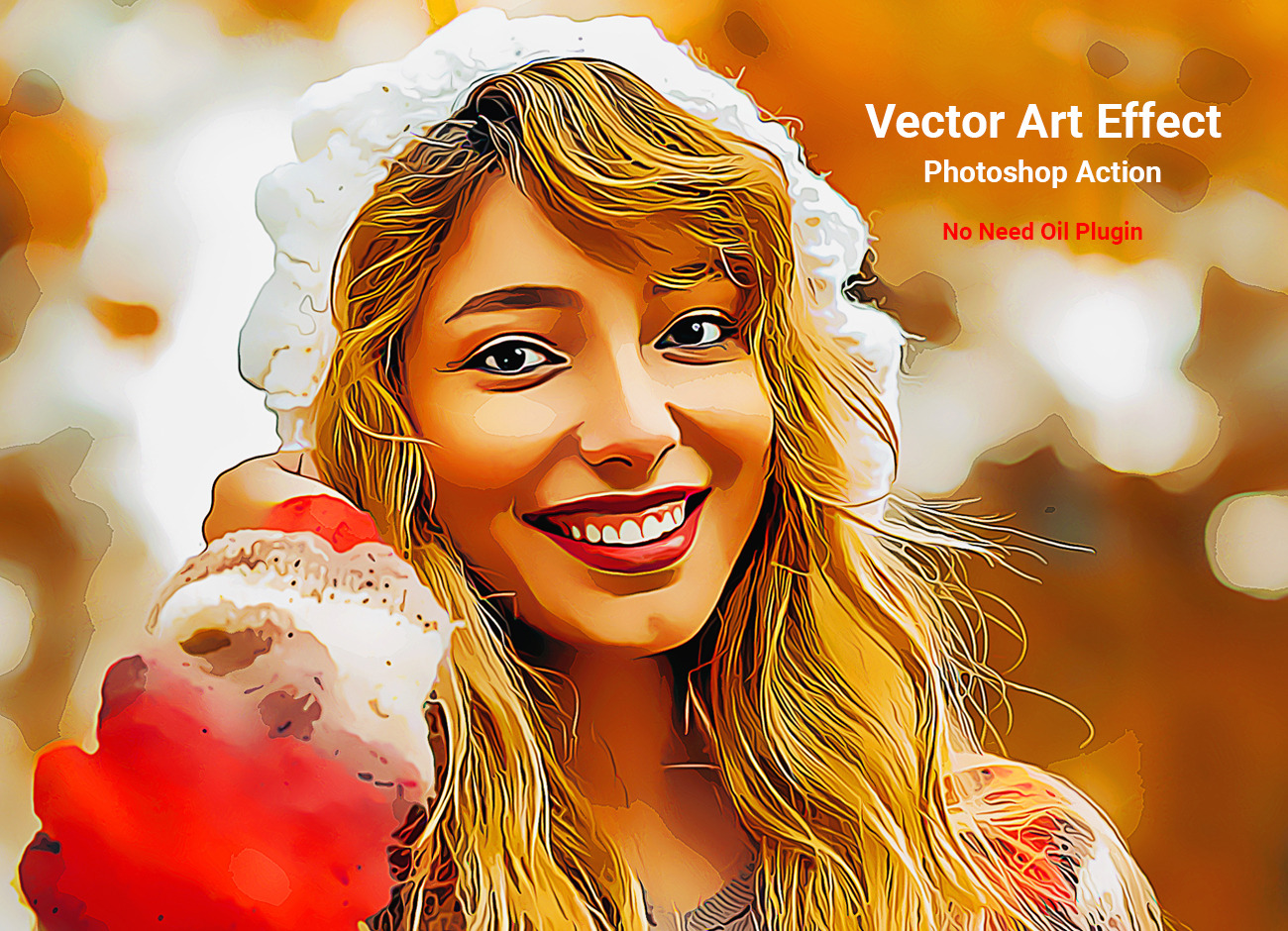Vector Art Effect Photoshop Action, an Action Add-On by Studio Retouch