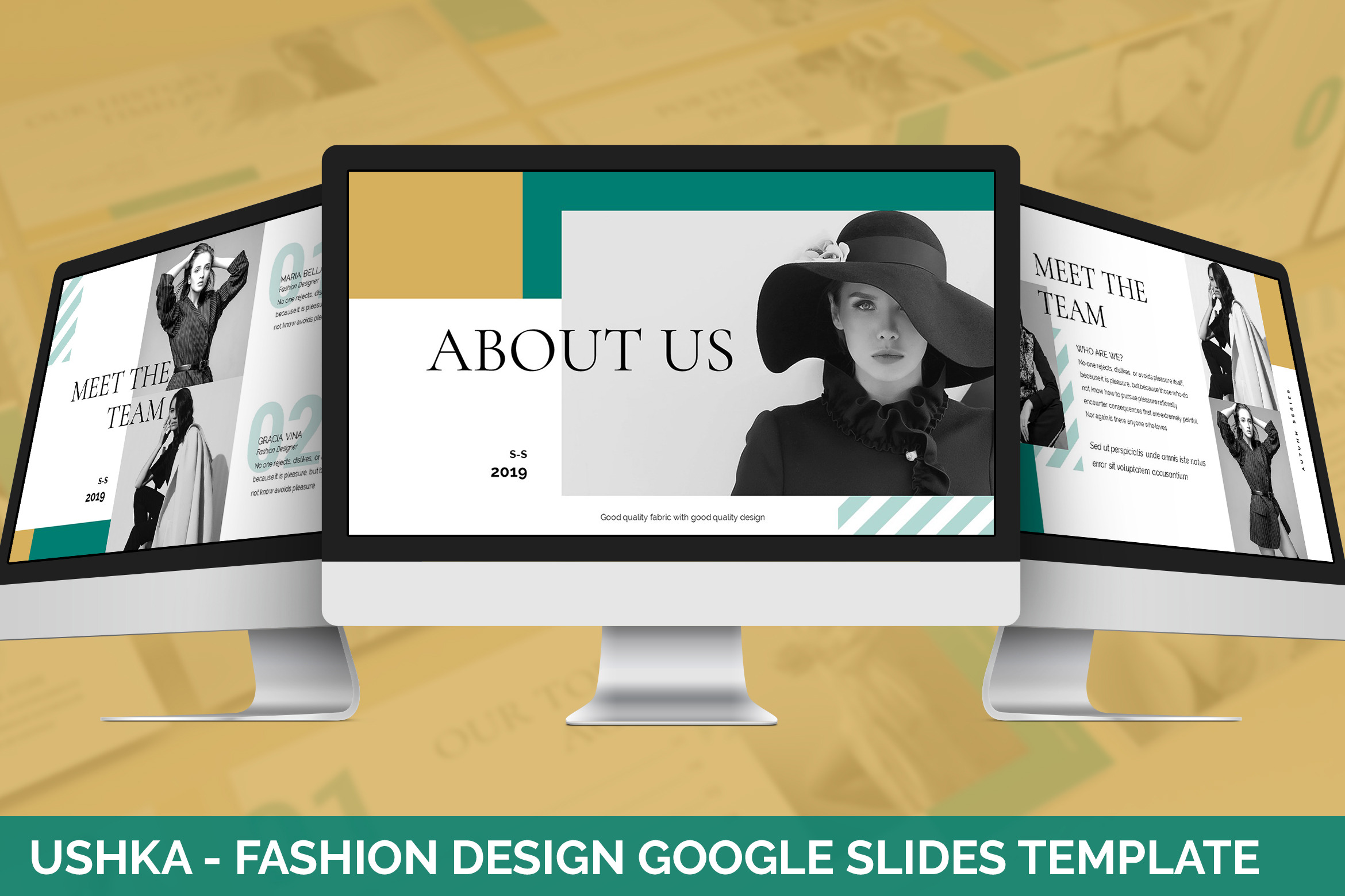 Ushka - Fashion Design Google Slides | Presentation Templates ...