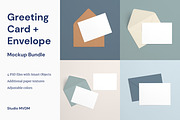 Greeting Card Envelope Mockup Bundle, a Product Mockup by Studio MVDM ...