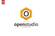 Open Studio Logo, a Branding & Logo Template by ft.studio | Creative Market