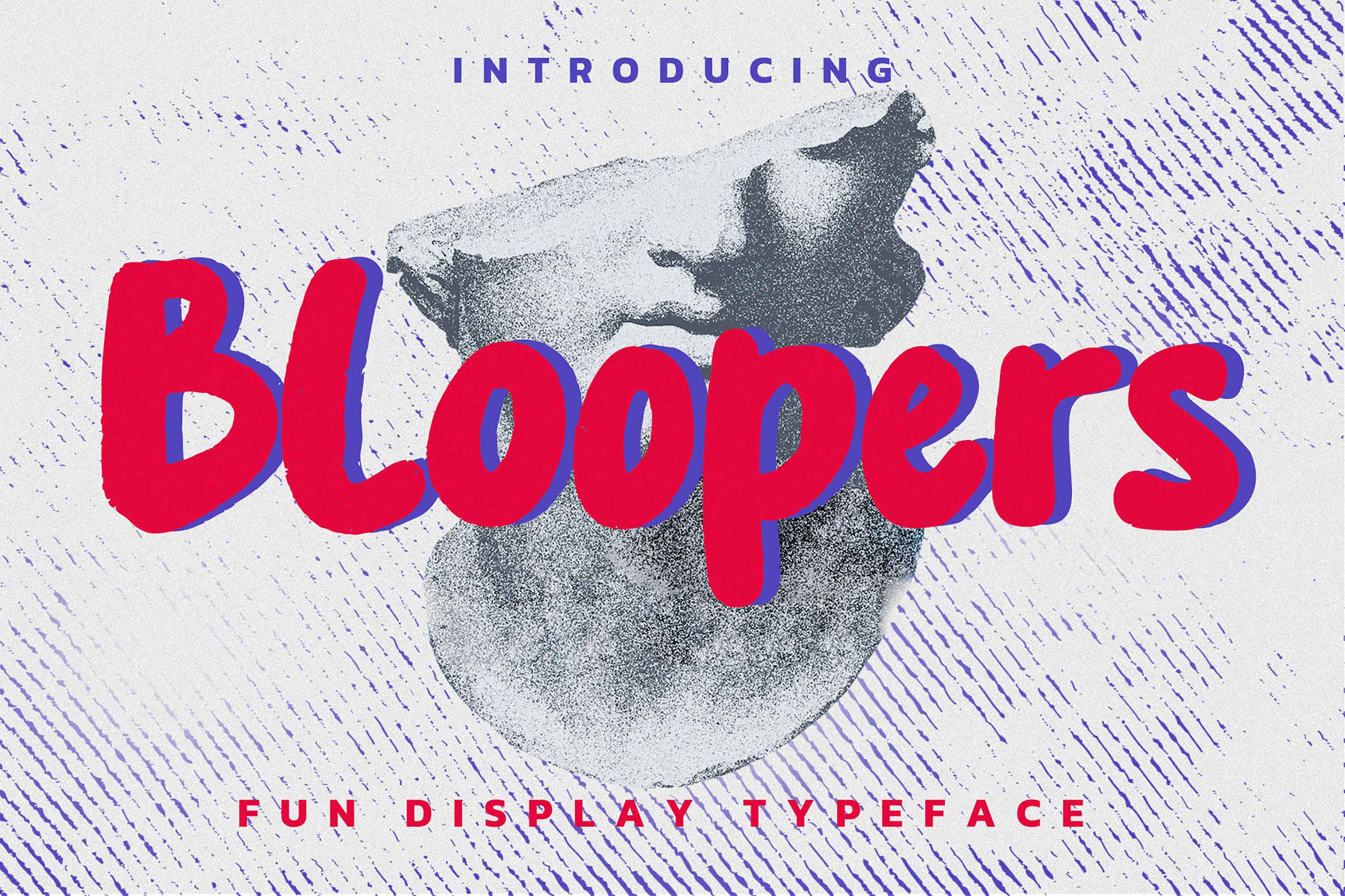 Font Bloopers is Fun Display Typeface