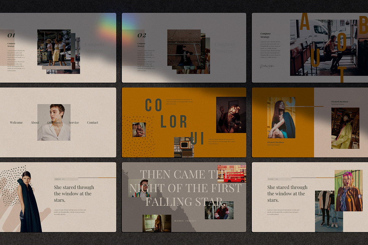 COLOR Google Slides Template, a Presentation Template by ShapeSlide