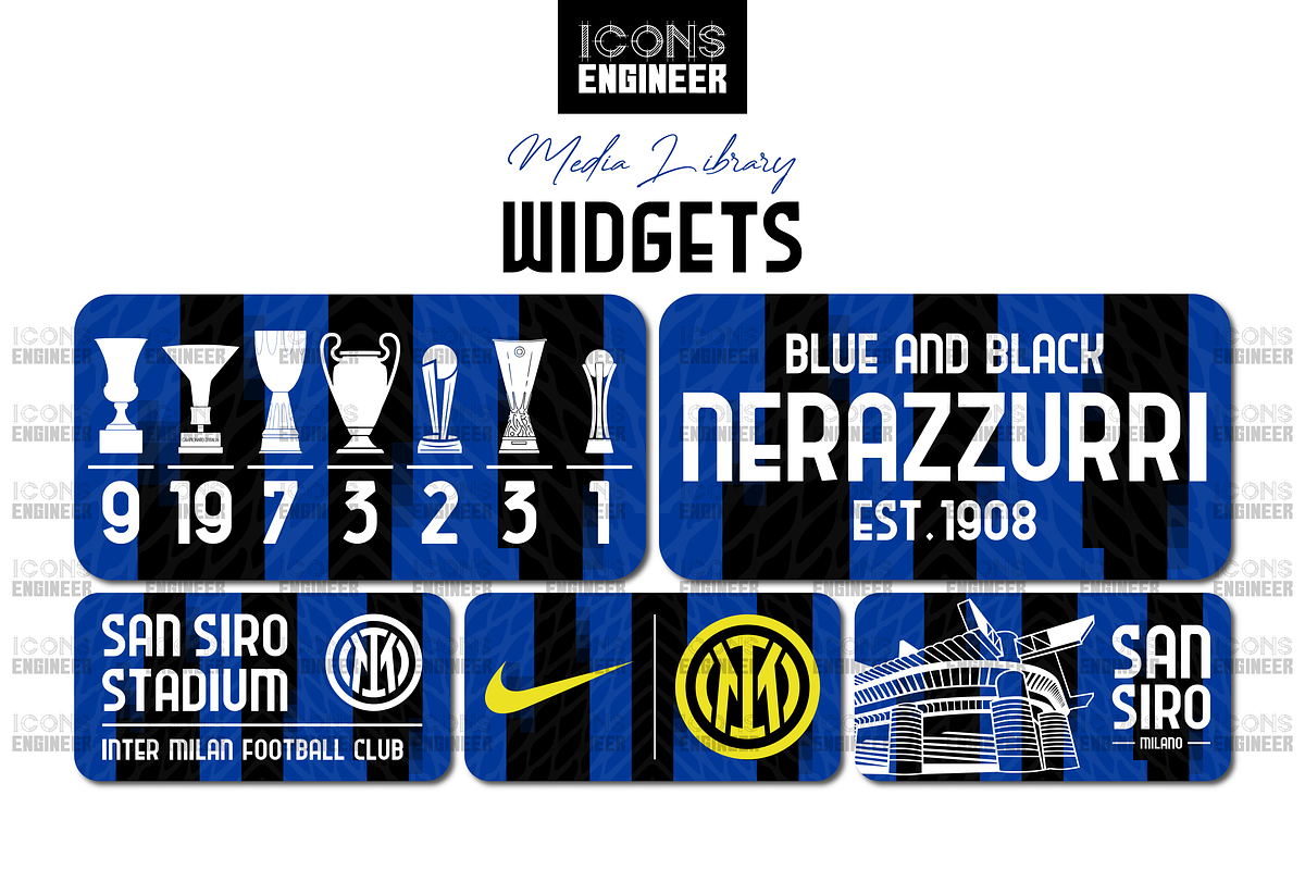 Inter 23/24 Theme Pack | Home Kit, an Icon by IconsEngineer