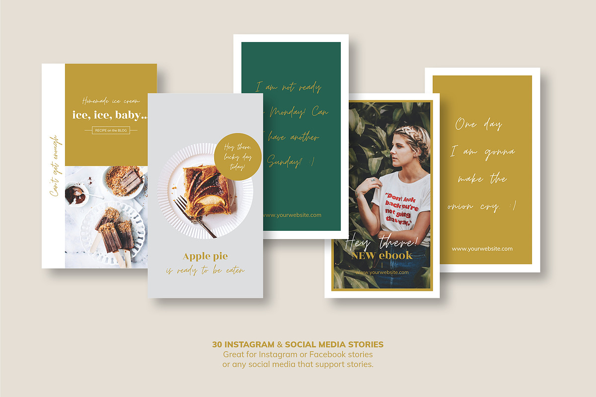 Social Media Bundle / CANVA, PS, a Social Media Template by Mirazz