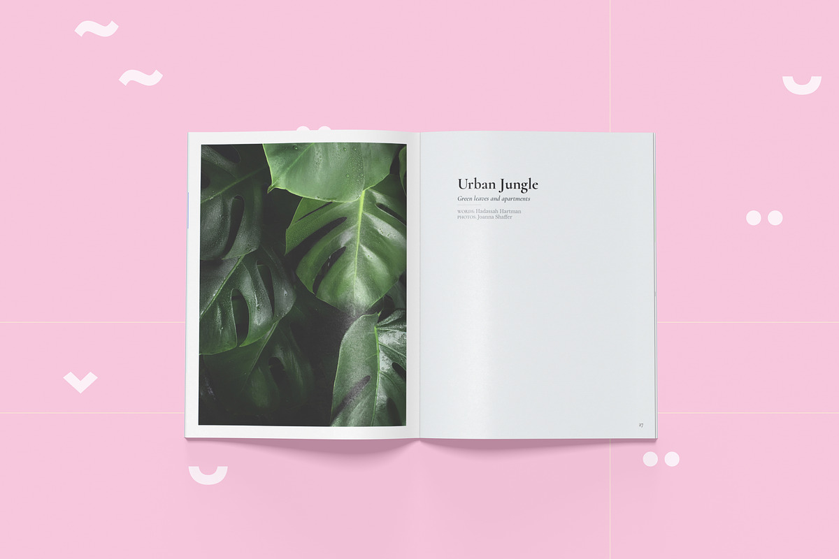 Core - Letter size Magazine Template, a Magazine Template by Tèrso.