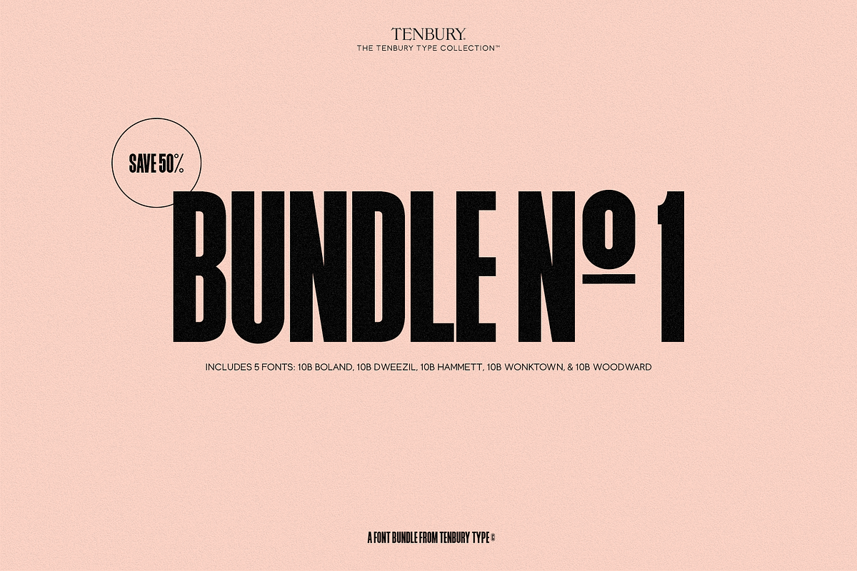 10B Font Bundle No. 1
