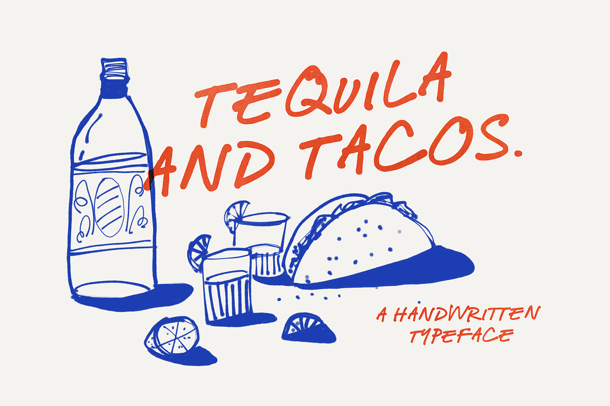 Tequila and Tacos Font