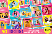 50 Retro Instagram Post Template