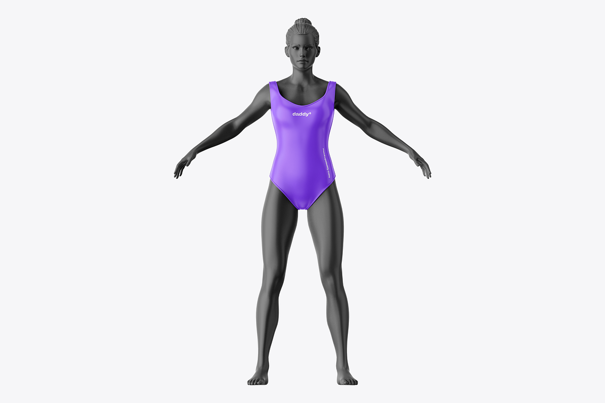 Women Swimming Costume Mockup, a Product Mockup by Mockupdaddy