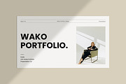 Wako Portfolio Teamplate, a Presentation Template by SparkPro | Creative Market