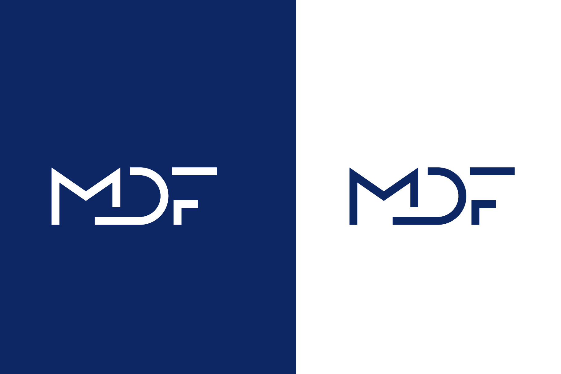 monogram icon logo MDF | Branding & Logo Templates ~ Creative Market