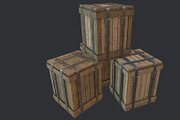 Cargo Crates PBR, an Object 3D Model by GamePoly