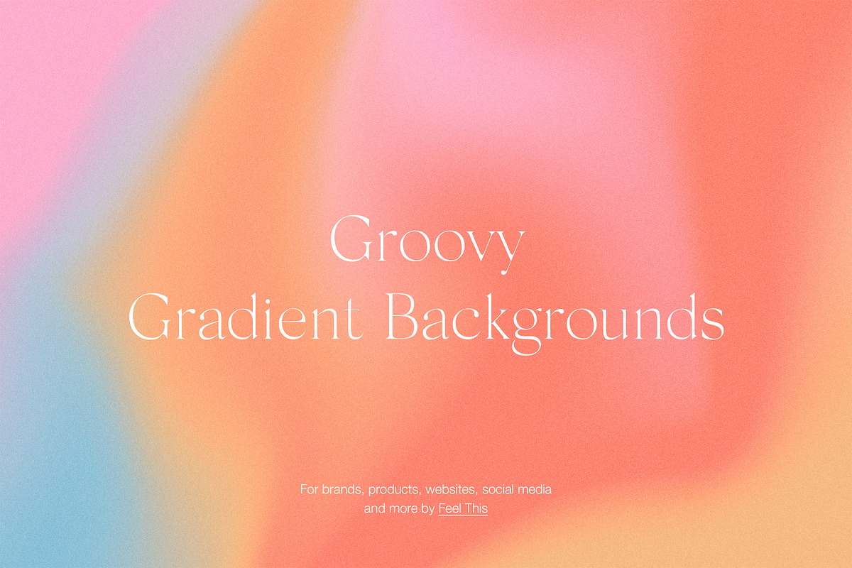 Groovy Liquid Gradient Textures, an Object Graphic by Feel This
