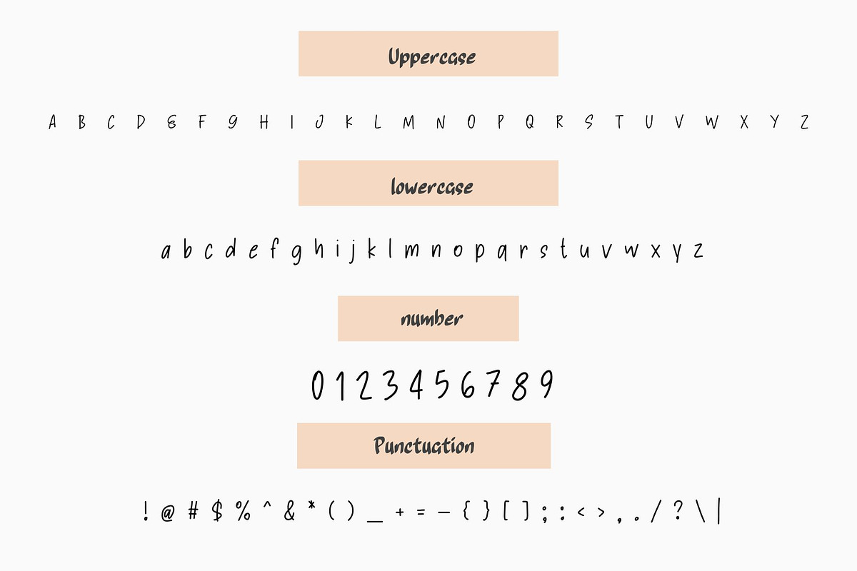 Karter is a cute handwritten font, a Handwritten Font by Brown Cupple