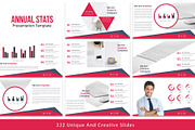 Annual Stats Powerpoint Template, a Presentation Template by Creative ...
