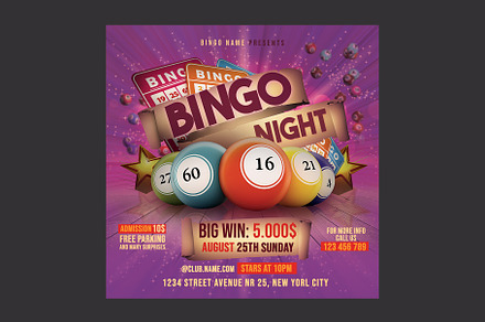 Poker Flyer Template | Flyer Templates ~ Creative Market