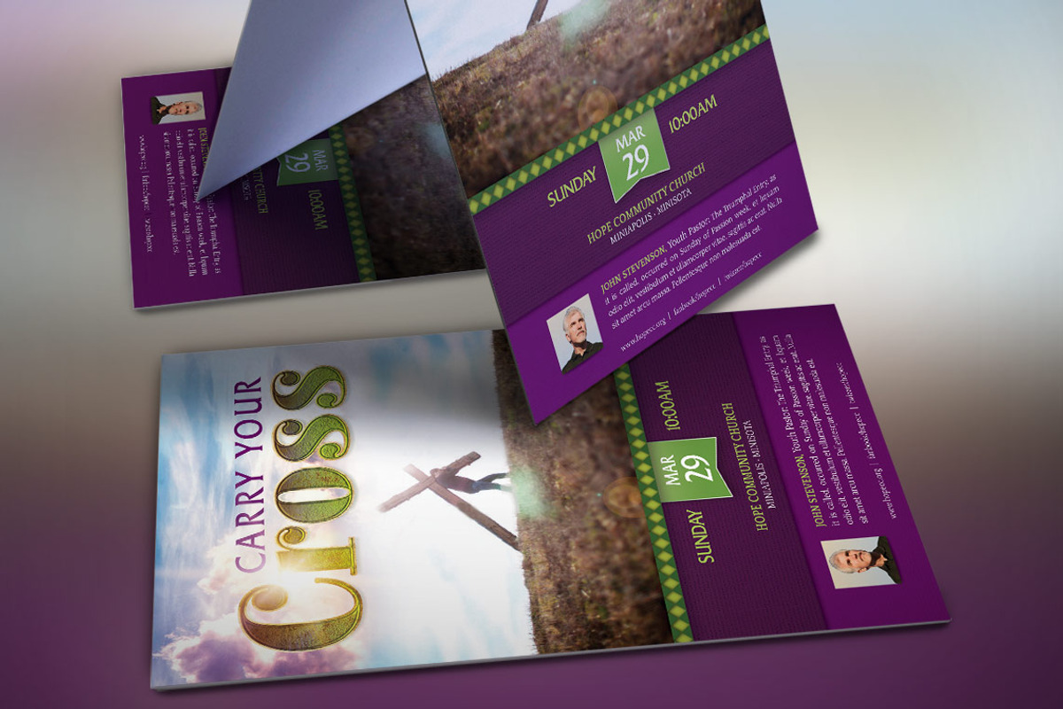 Carry Cross Flyer Template, a Flyer Template by Godserv Designs