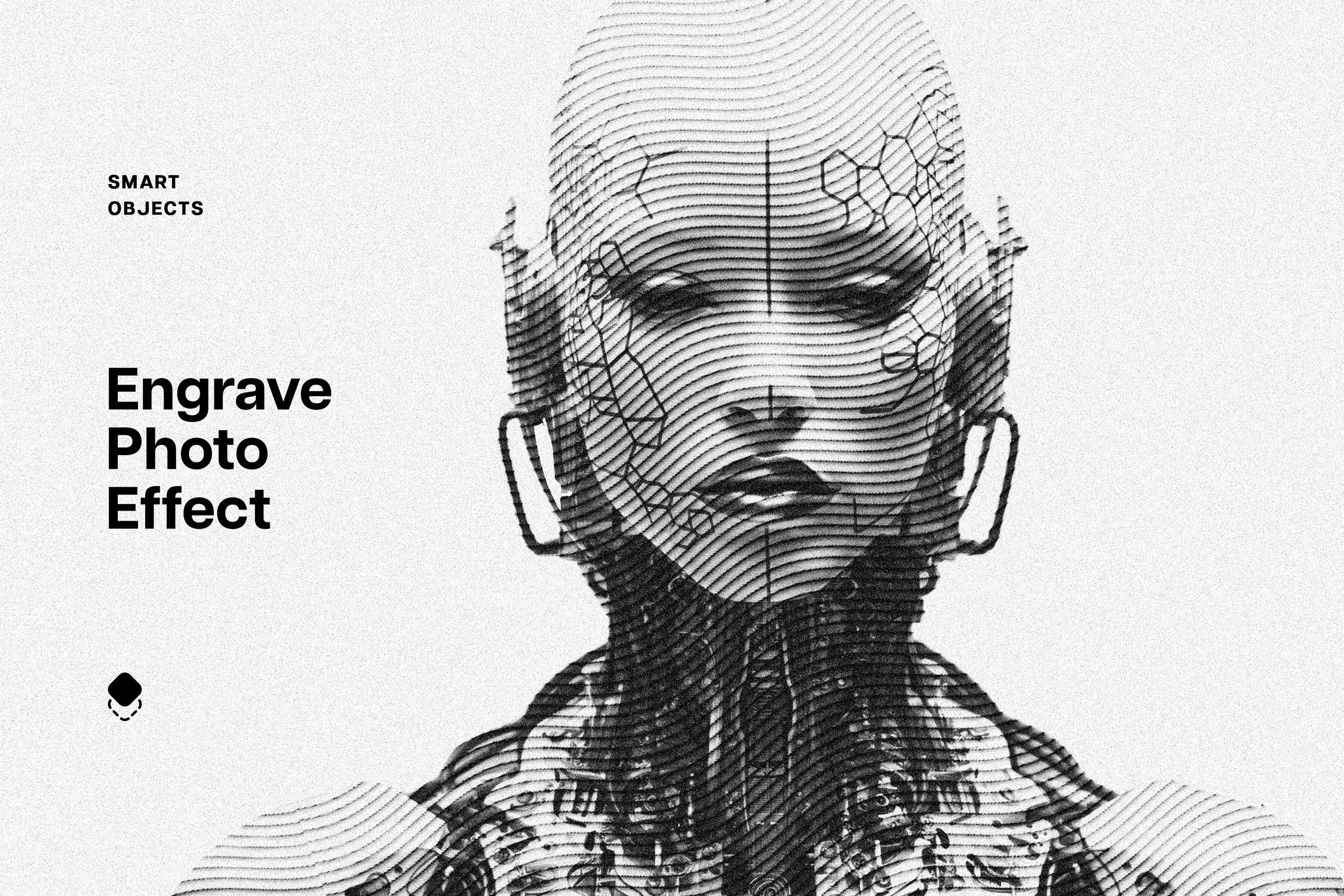 Engraving Lines Photo Effect, a Layer Style Add-On by Design Squad