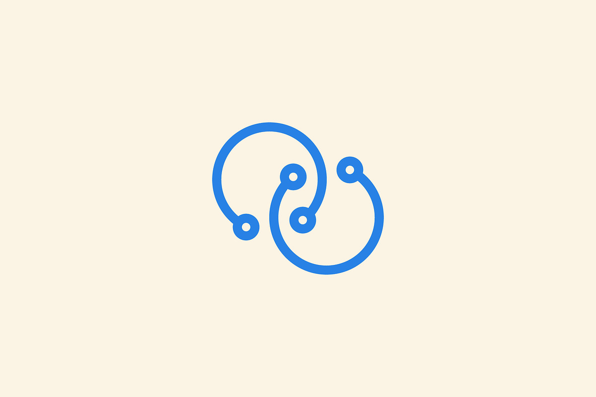 digital infinity network logo template