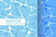 Water seamless pattern | Graphic Patterns ~ Creative Market